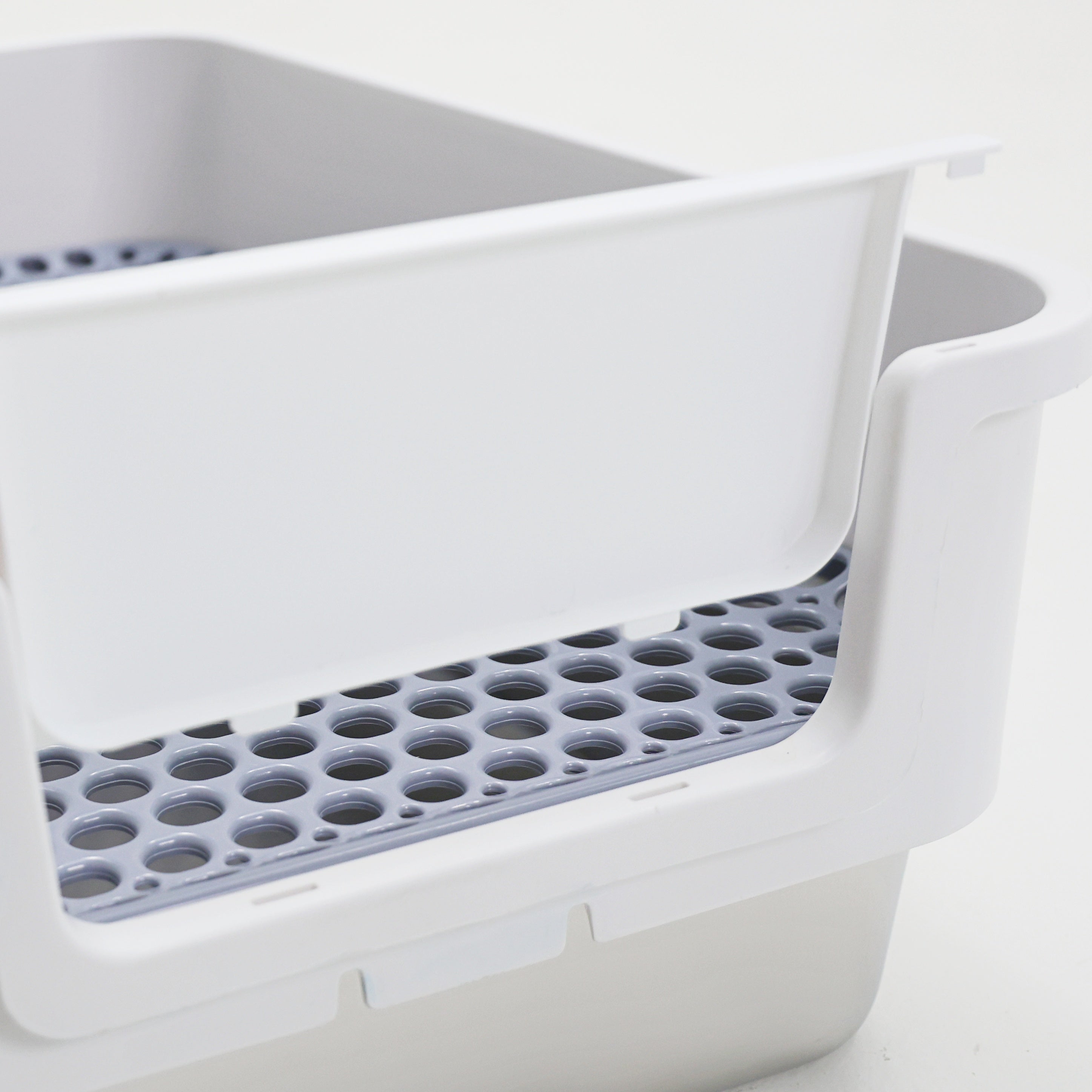 ROOLY Stainless Rabbit Litter Box - Short Side Entrance (Low Height)