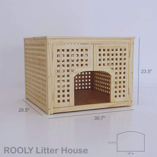 Large Rabbit Litter Box - Great for Two Rabbits and Large Breeds – ROOLY
